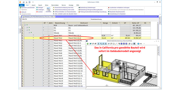 “California.pro Paket 4”: Komplettlösung für Kostenplanung, BIM und ...